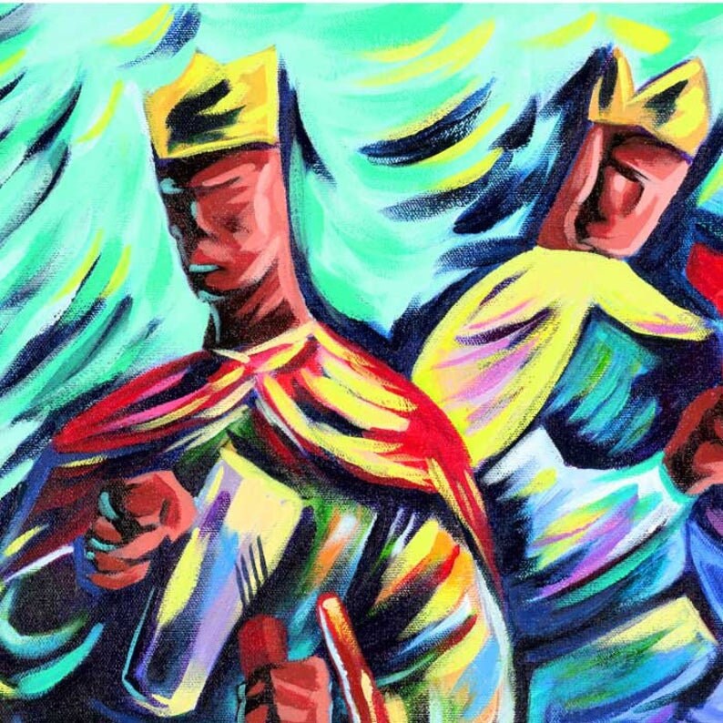 Ritmo Real Large Giclee Print by Obed Gomez Puerto Rican Art - Etsy