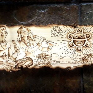 Taino Wall Art Taino Pride Puerto Rico Sol Taino Taino Artist Handmade ...