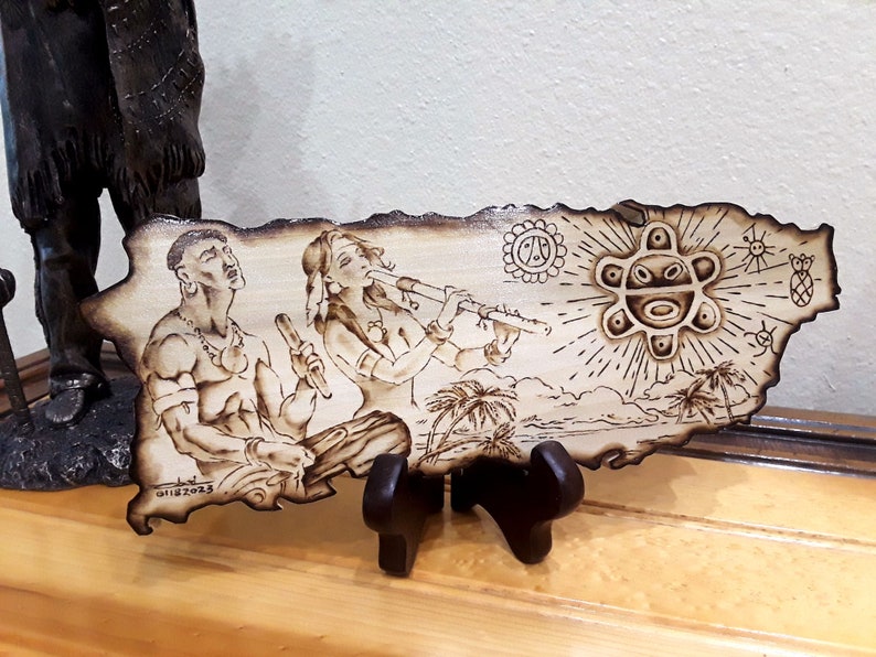 Taino Wall Art Taino Pride Puerto Rico Sol Taino Taino Artist - Etsy