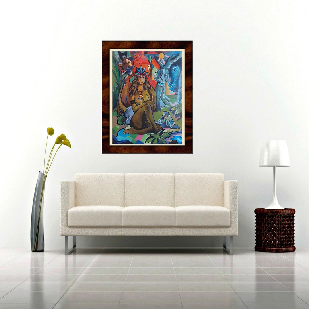 Taino Wall Art Puerto Rico Home Decor Caribbean Taina Puerto Rican Gift ...