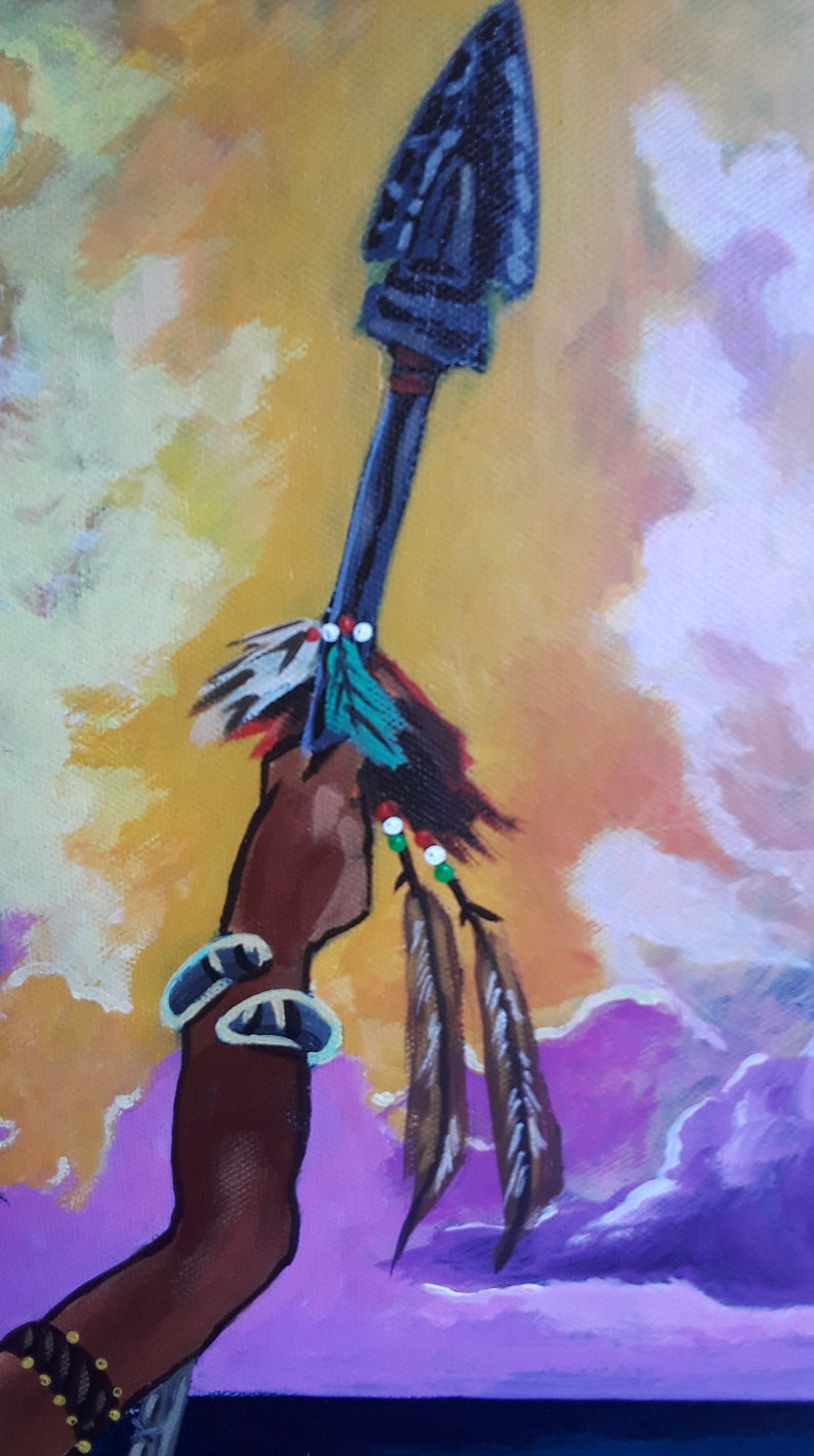 Mermaid Art Taino Art Taino Painting Taino Wall Art Taina Art - Etsy