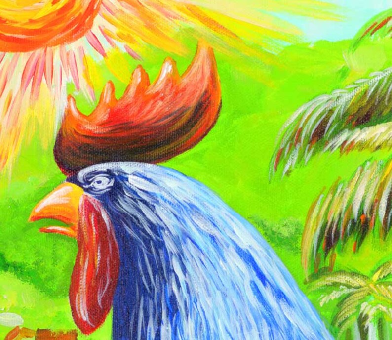 Puerto Rico Art Puerto Rico Wall Art Puerto Rican Artist El - Etsy