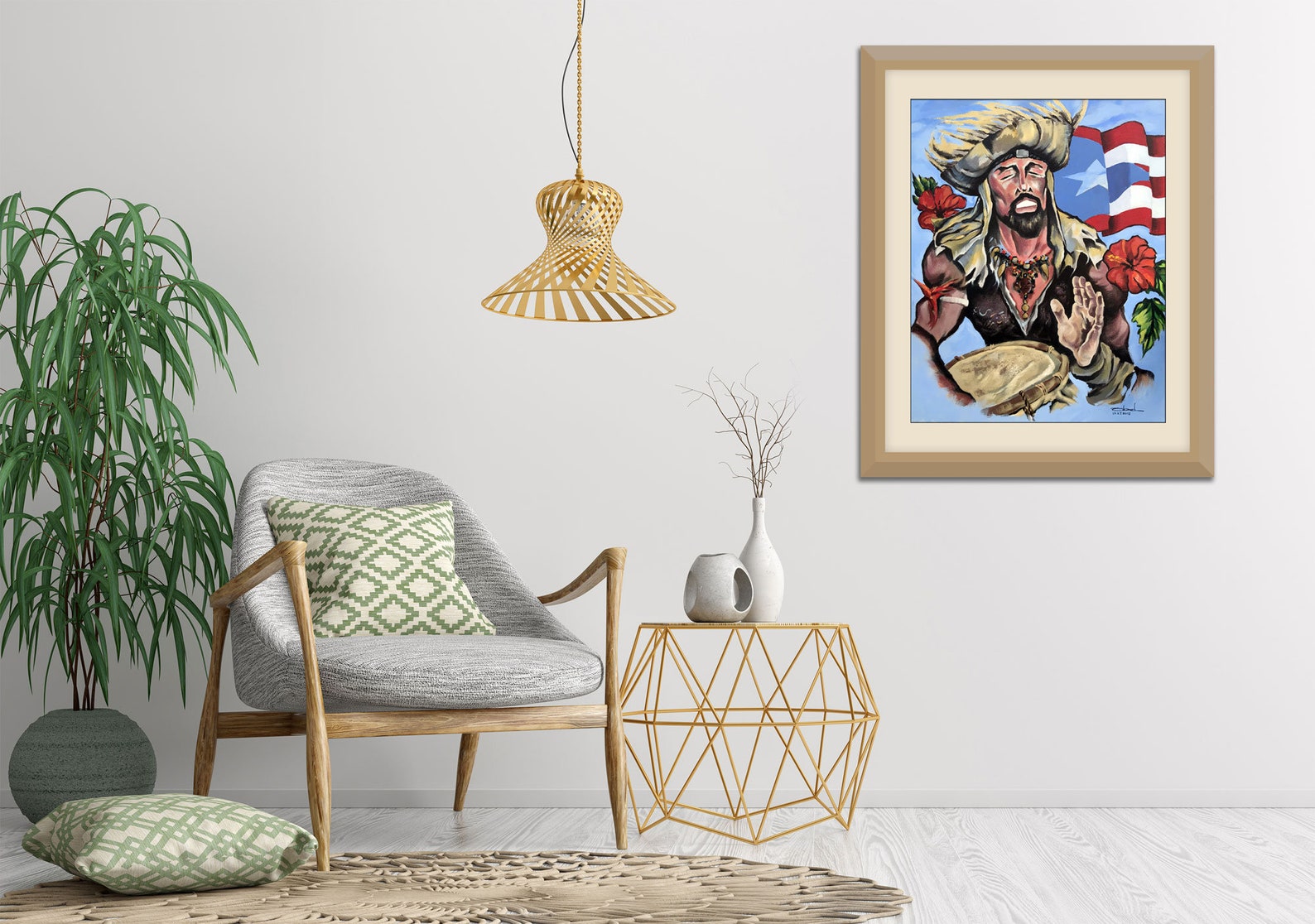 Puerto Rican Art Puerto Rican Print Latino Artist Taino | Etsy