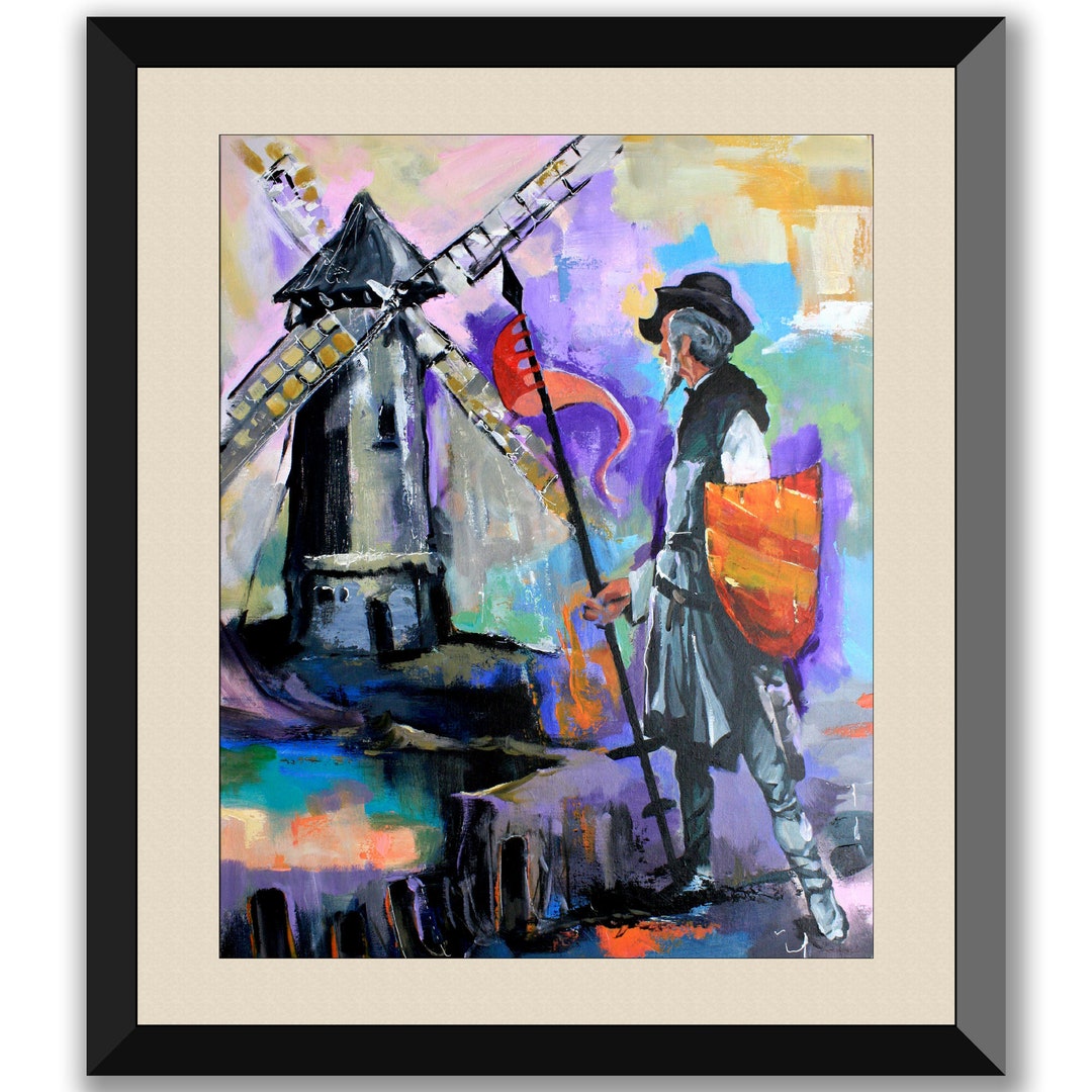 Arte De Don Quijote Don Quijote Art Print Don Quixote Art Print Don ...