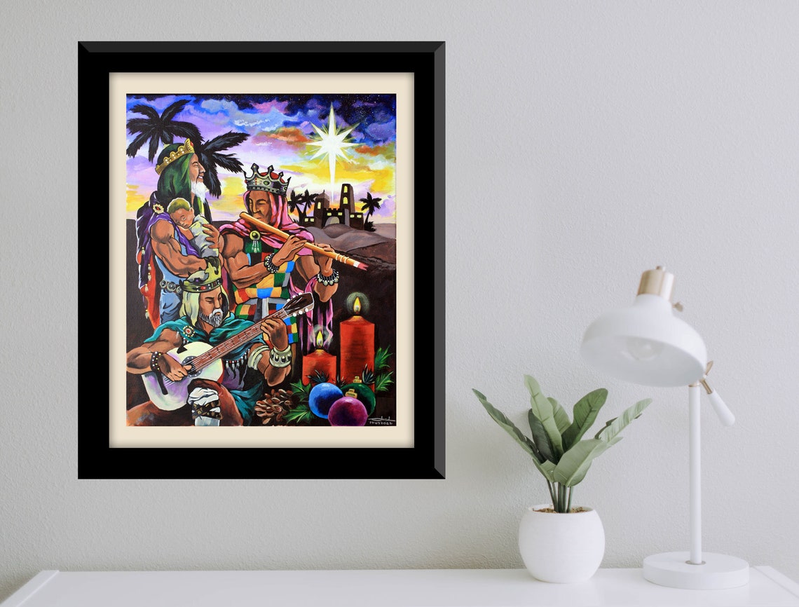 Reyes Magos Three Wise Men Puerto Rico Art Three Kings Art - Etsy