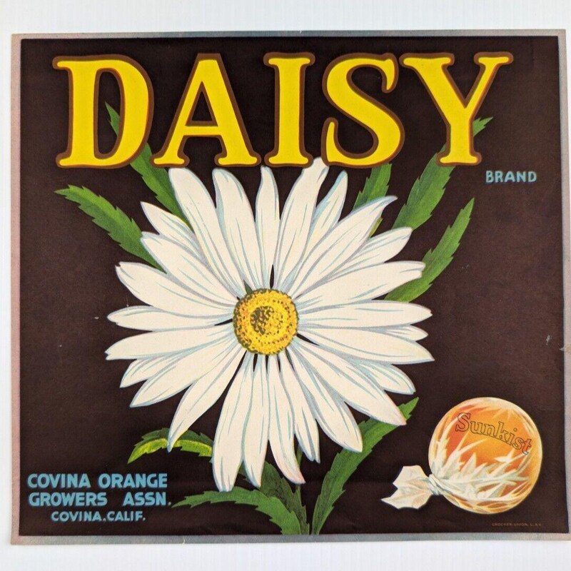 Orange Crate Labels - Etsy