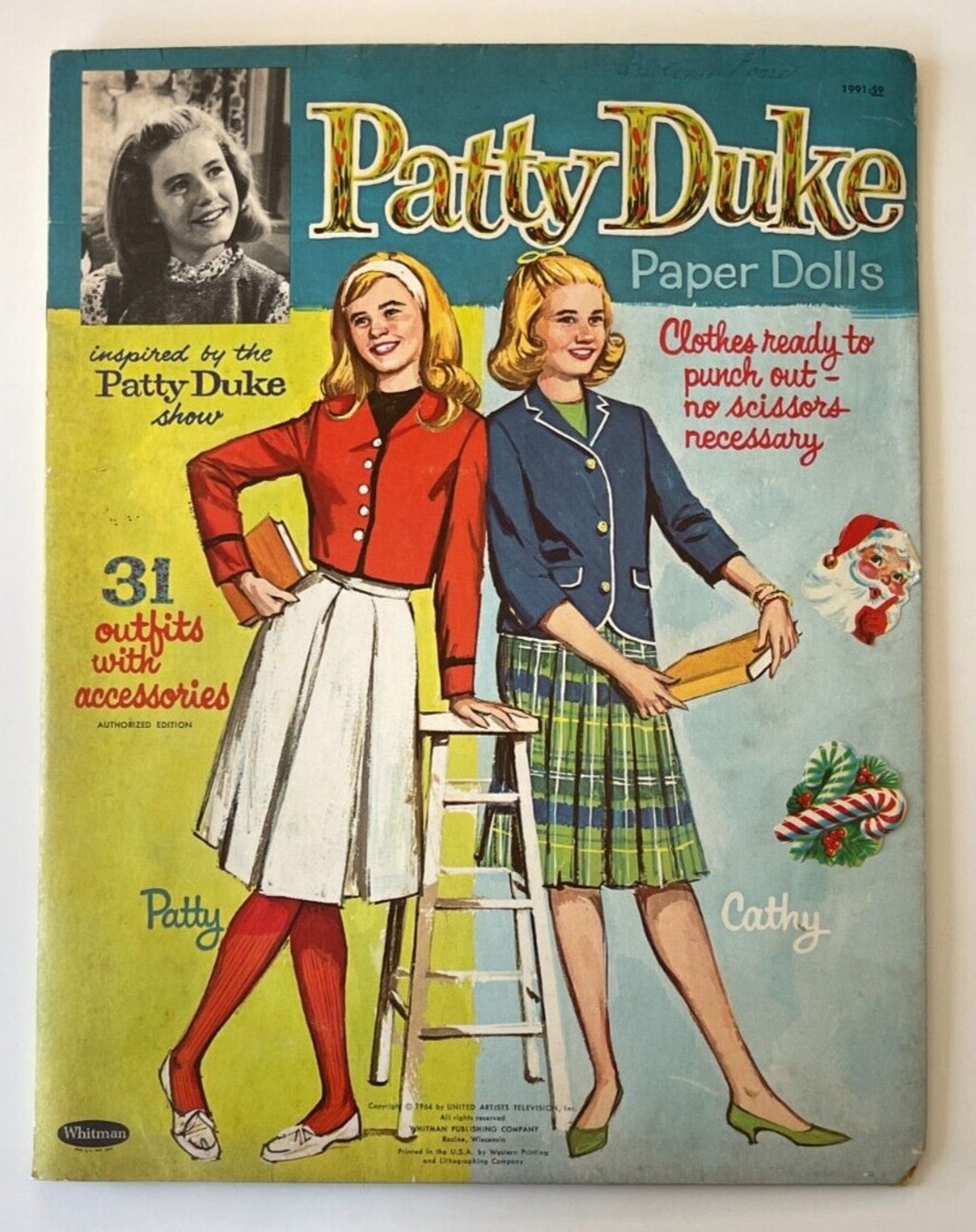 Vintage 1991 Reproduction of 1959 Patty Duke Paper Dolls Set - Etsy