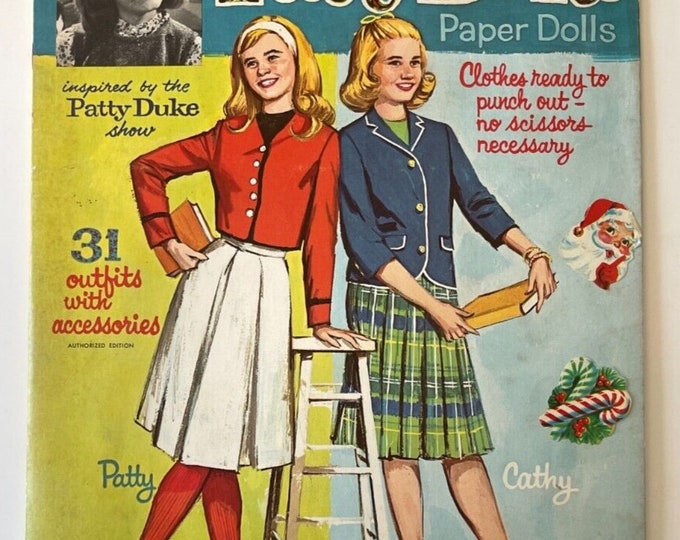 Vintage 1991 Reproduction of 1959 Patty Duke Paper Dolls Set Cut - Etsy