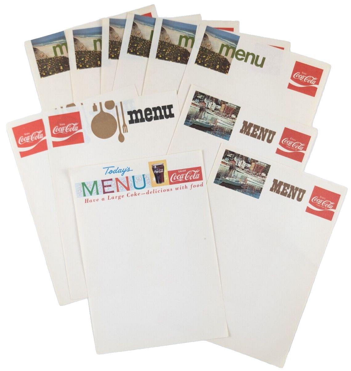 Vtg Coca-cola Letterhead Lot of 11 Blank Unused Varied Styles 8 X 5.75 ...