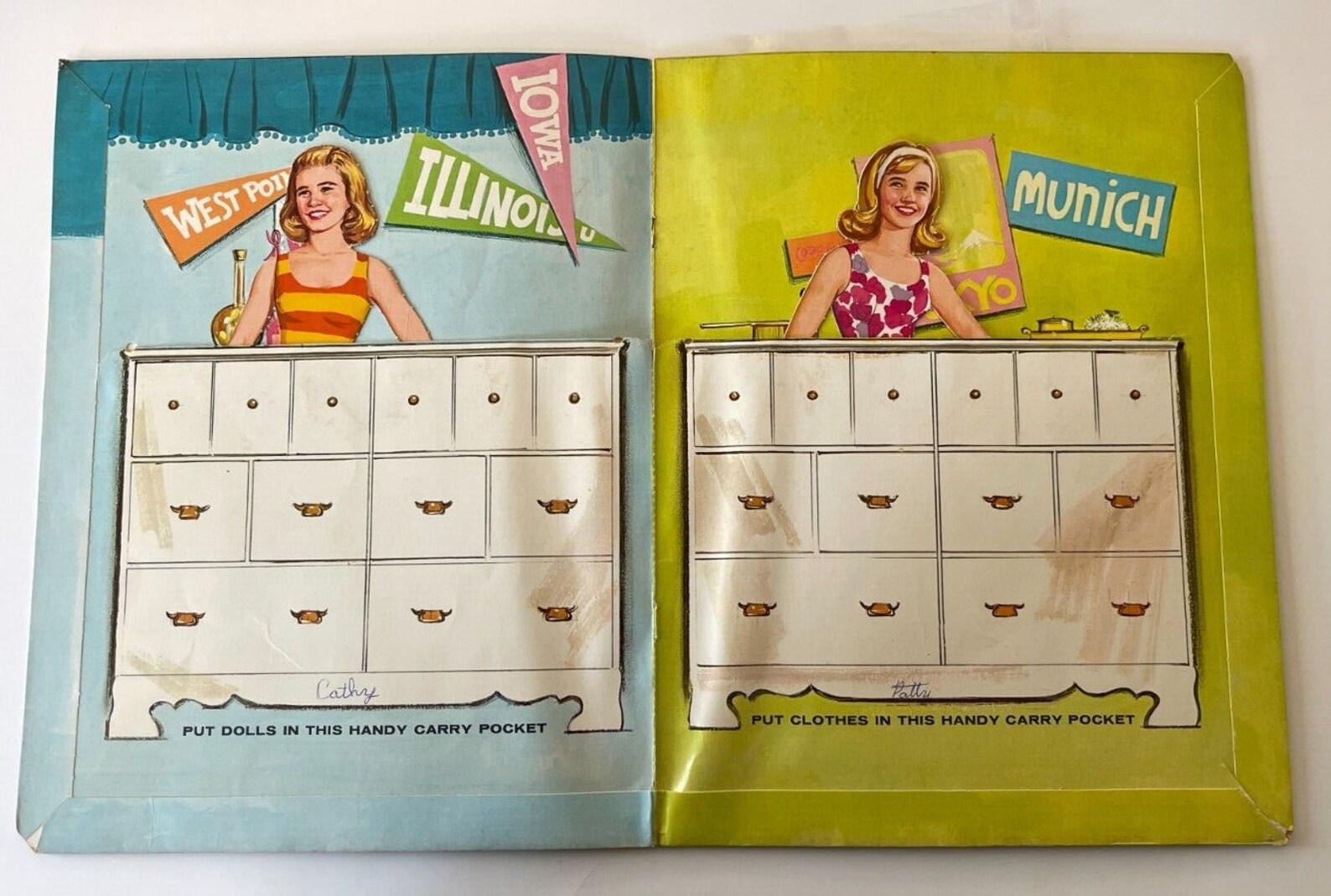 Vintage 1991 Reproduction of 1959 Patty Duke Paper Dolls Set - Etsy