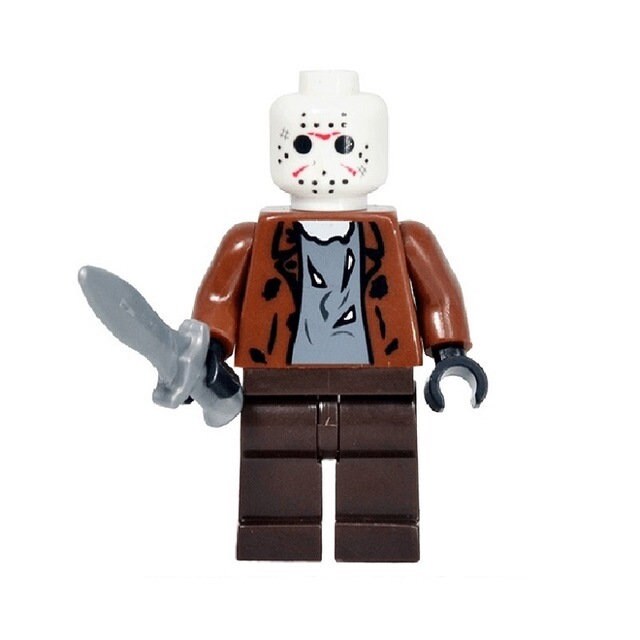 Jason Voorhees Minifigure fits LEGO Friday the 13th series | Etsy