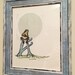 Original, Limited Edition, Wood Block Print on Paper of Frog on Letter ...