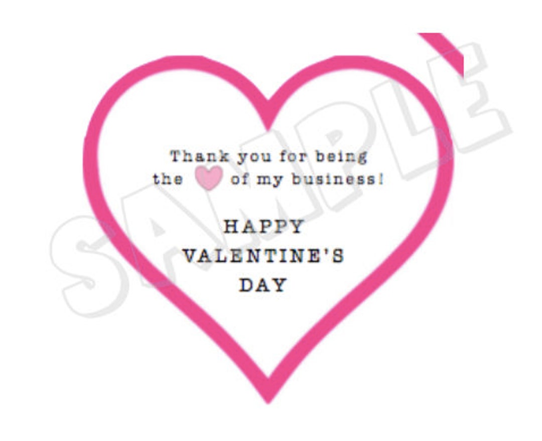 Thank You for Valentine's Day - Etsy