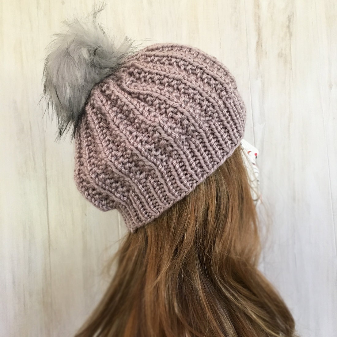 Hat Knitting Pattern Ribbed Beanie Pattern Pdf Pattern - Etsy