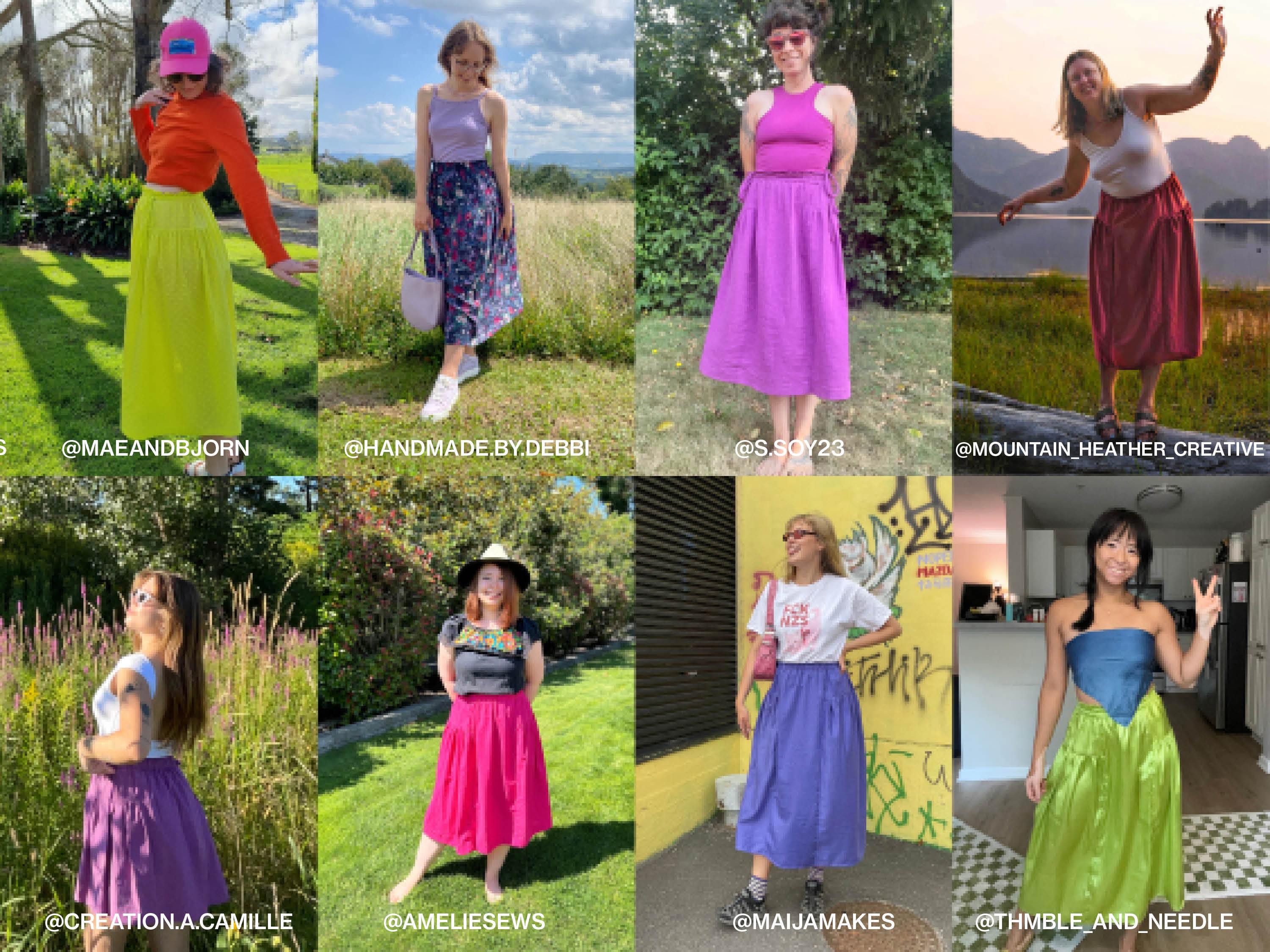 Calyx Skirt PDF Sewing Pattern | Size Inclusive XS-6XL | Beginner ...