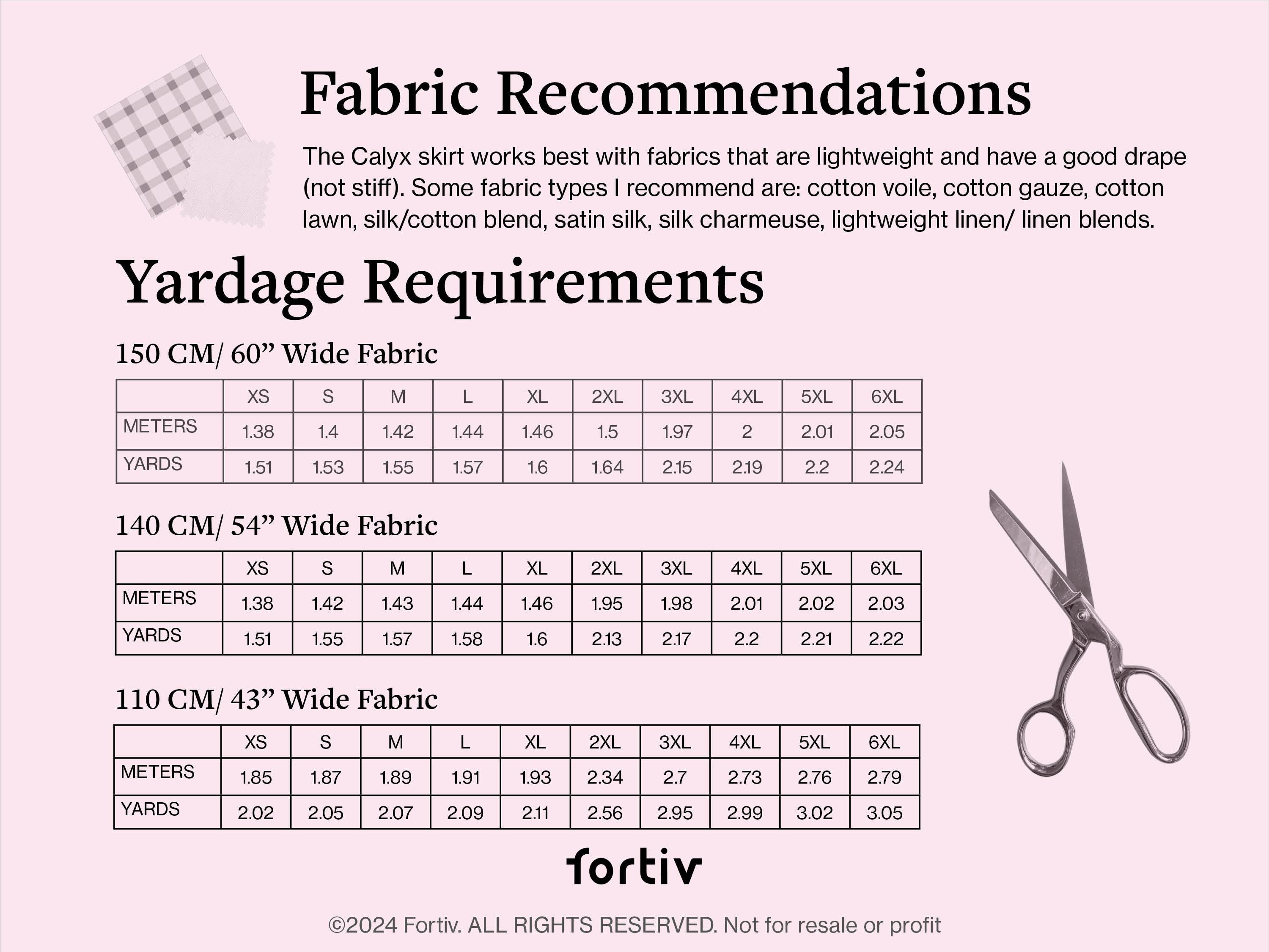 Calyx Skirt PDF Sewing Pattern | Size Inclusive XS-6XL | Beginner ...