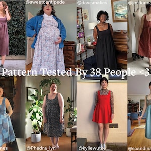 Tulip Dress Sewing Pattern: Corset Style, Size XS-6XL (PDF Pattern) - Etsy
