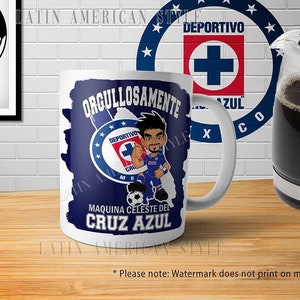 Orgullosamente Cruz Azul Futbol Mexicano Taza Para Café Cruz Azul ...