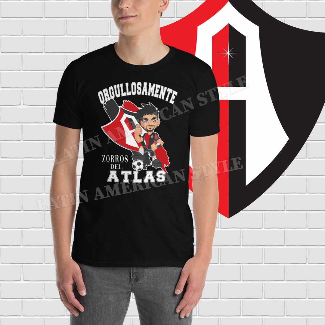 Zorros Del Atlas Playera Orgullosamente Atlas Futbol Mexicano Camiseta ...