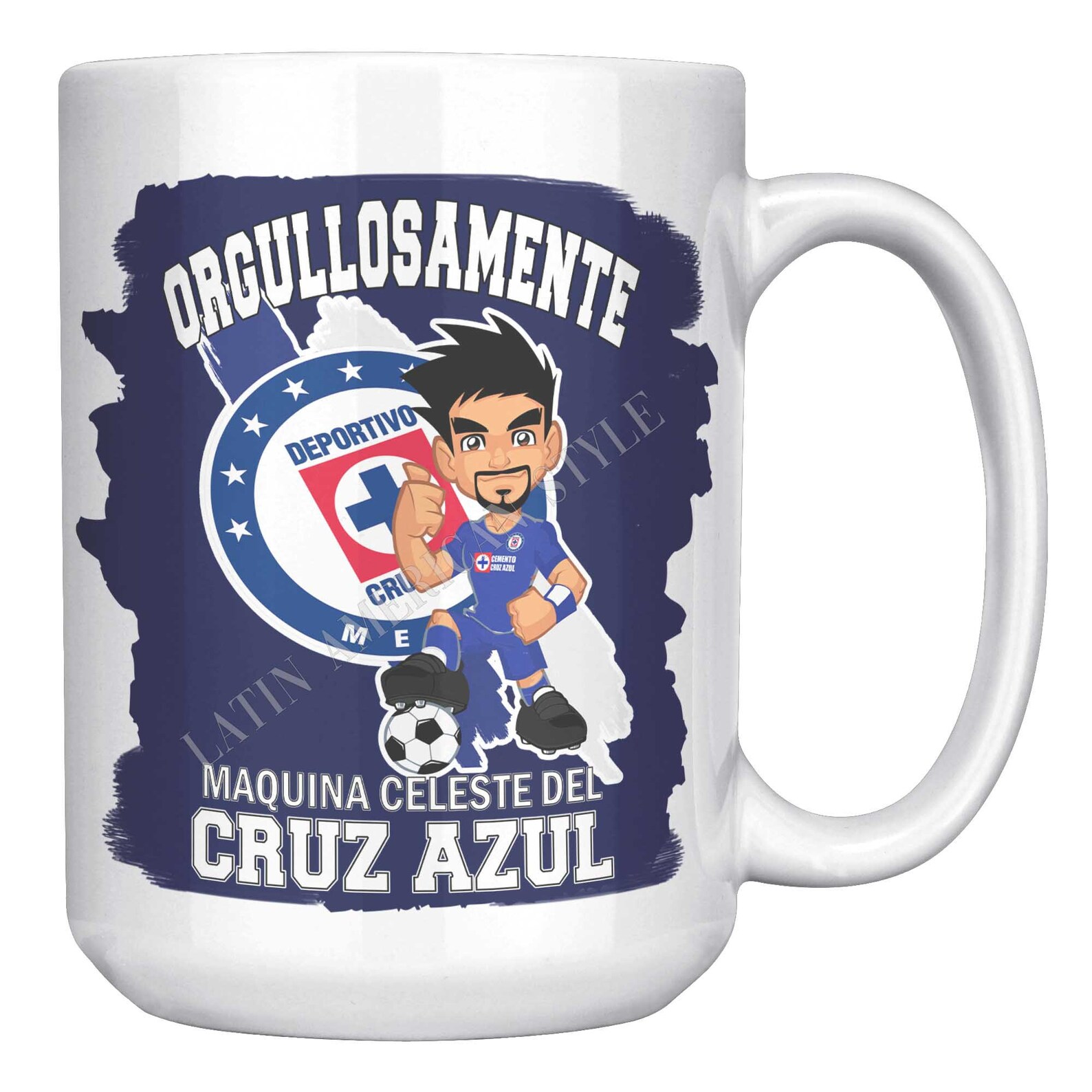 Orgullosamente Cruz Azul Futbol Mexicano Taza Para Café Cruz Azul ...
