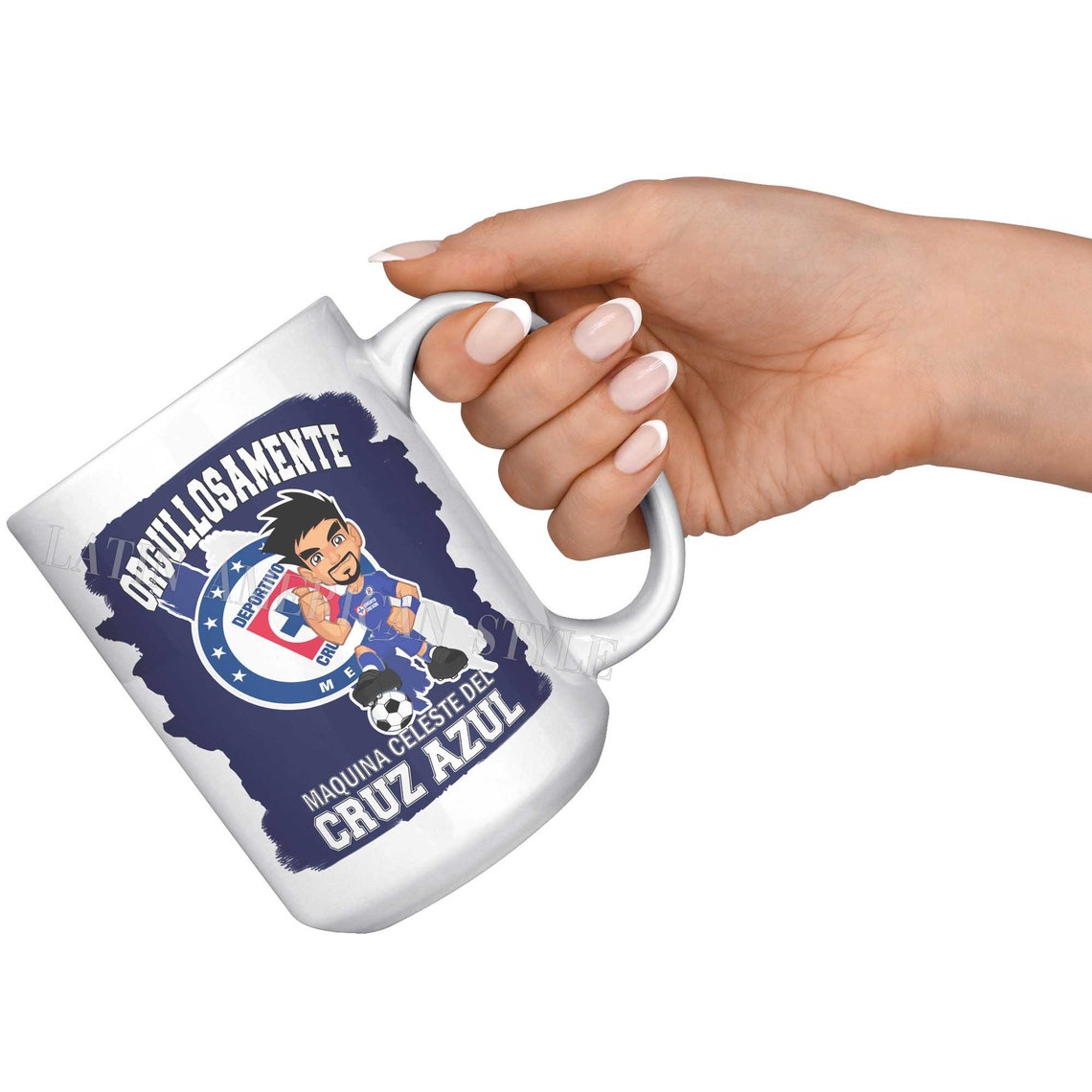 Orgullosamente Cruz Azul Futbol Mexicano Taza Para Café Cruz Azul ...