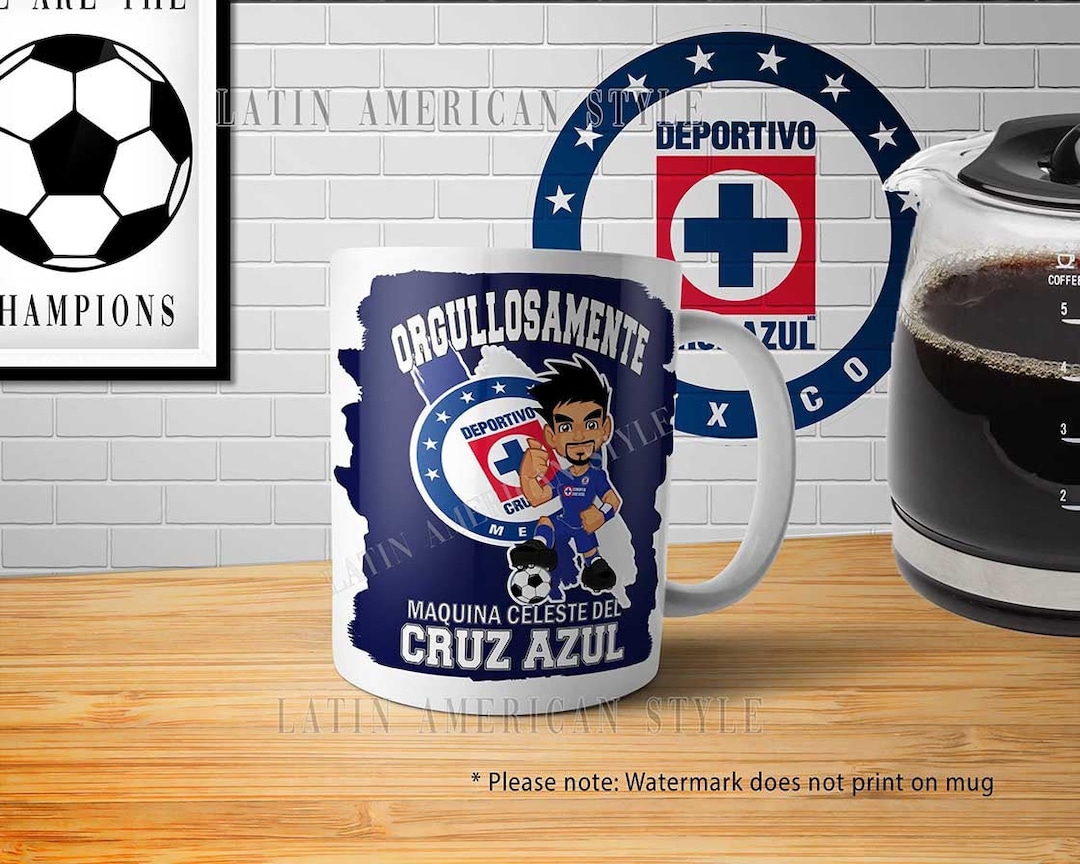 Orgullosamente Cruz Azul Futbol Mexicano Taza Para Café Cruz Azul ...