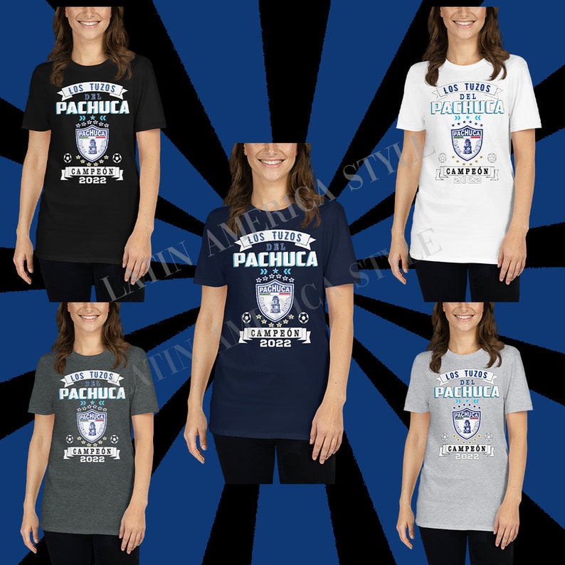 Playera Tuzos Del Pachuca Campeones 2022 Futbol Mexicano Fan Short ...