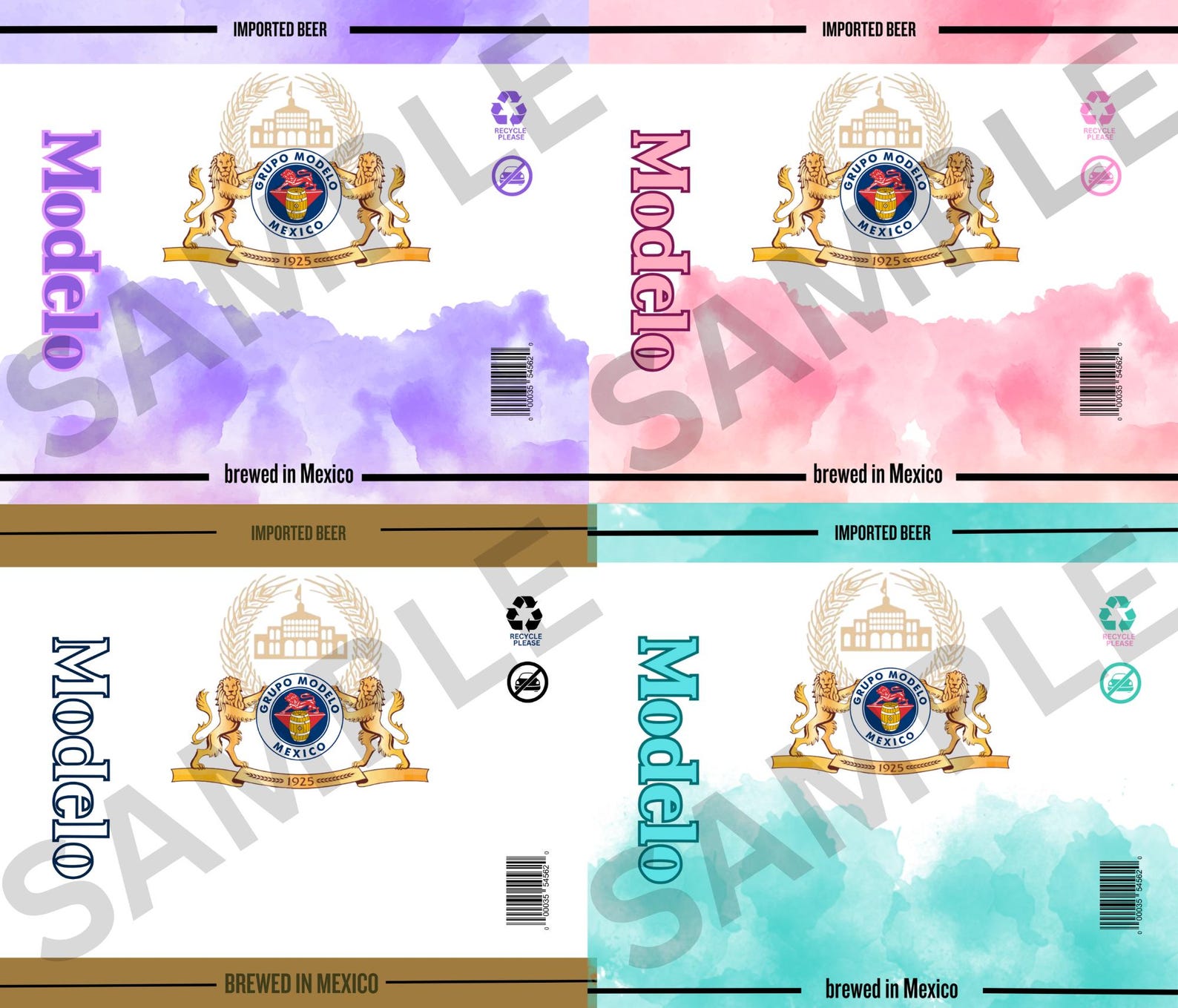 Modelo Tumbler Sublimation Digital File Ready to Download Aqua, Green ...