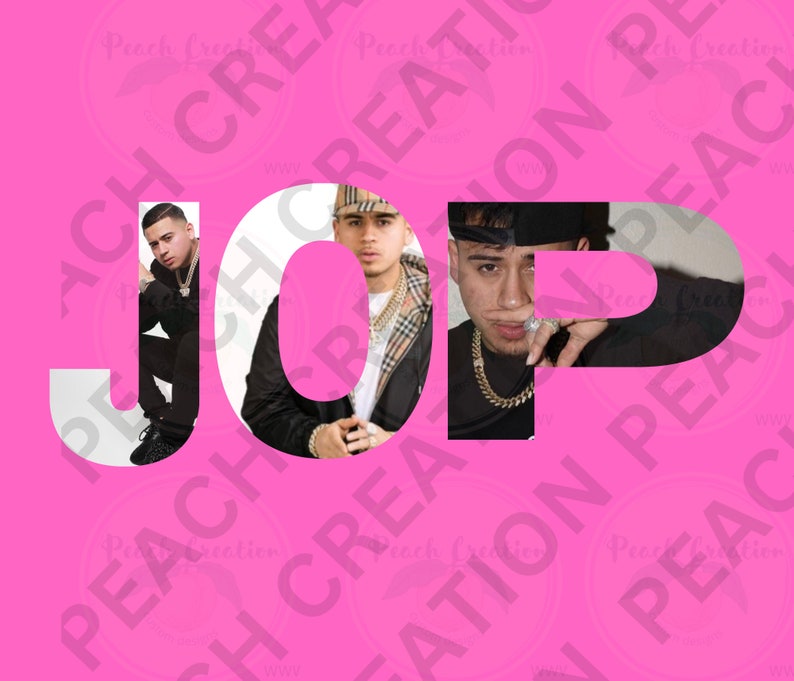 JOP Letter Digital File PNG Transparent Background, Letters Only ...
