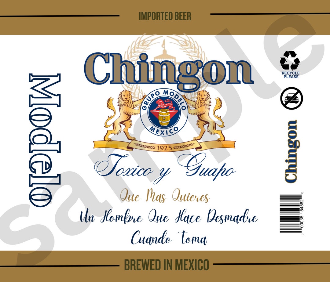 20oz Skinny Tumbler Modelo, Chingon Sublimation Tumbler Wrap - Etsy