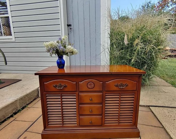 Vintage Mid-century Zenith Stereo/record Player Cabinet Circa 1950 - Etsy