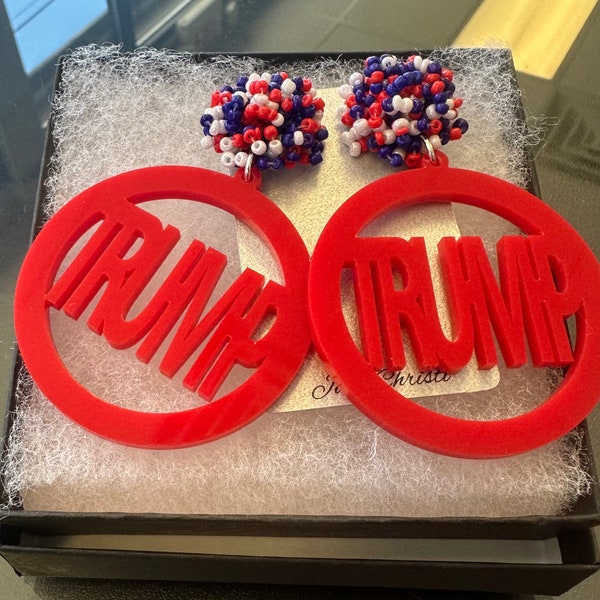 Trump Earrings - Etsy
