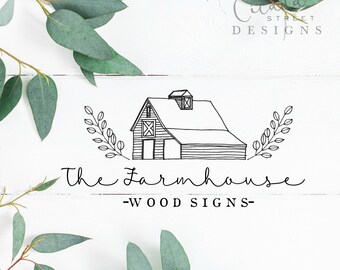 Farmhouse logo | Etsy