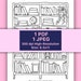 Reading Challenge Coloring Page Digital Download, Printable Bookshelf ...