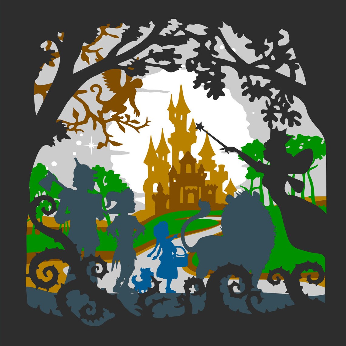 OZ New Custom 9x9 Inch Paper Cutting Light Box Template | Etsy