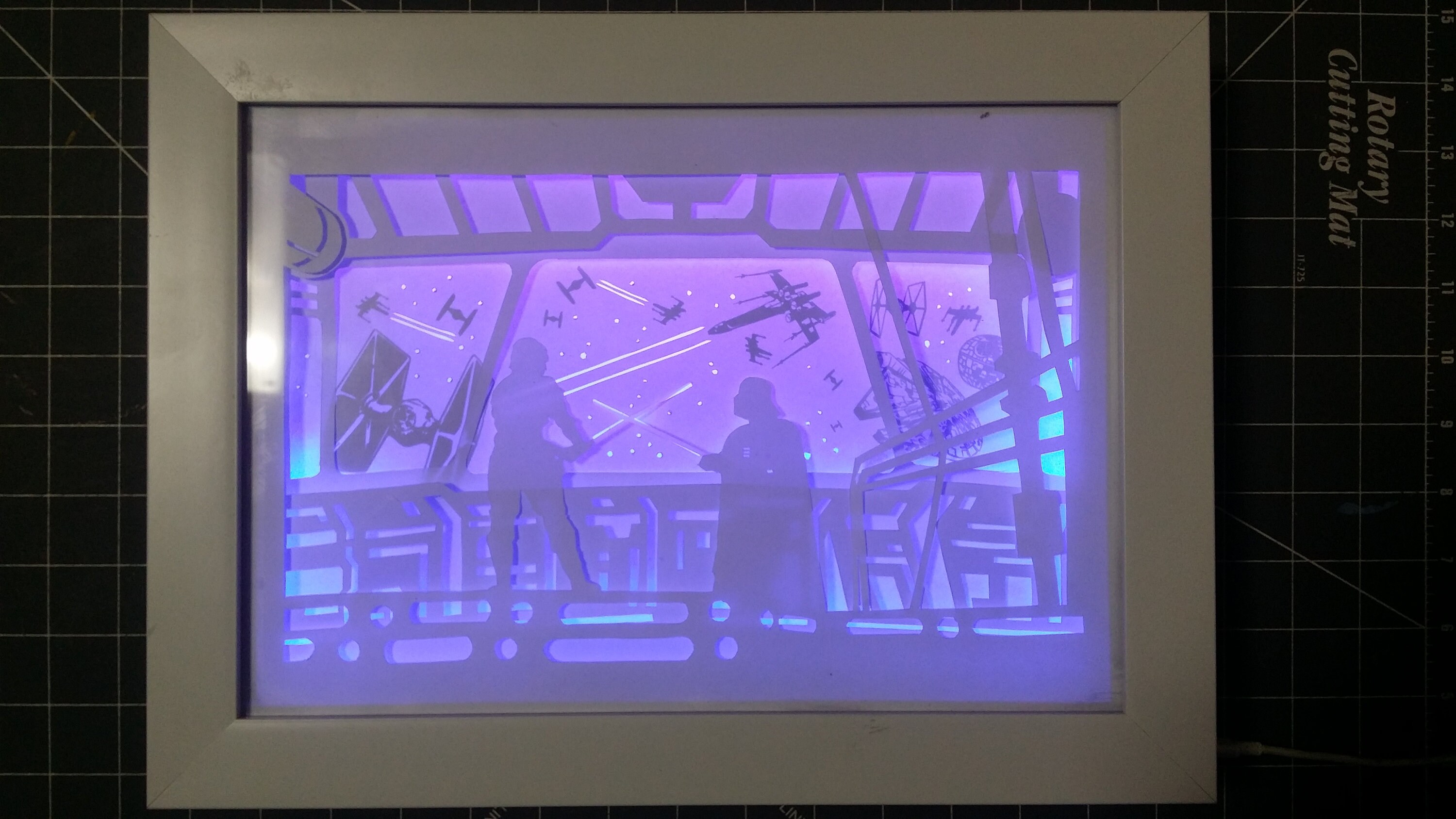 Movie SW1 A4 Paper Cutting Light Box Template Files - Etsy