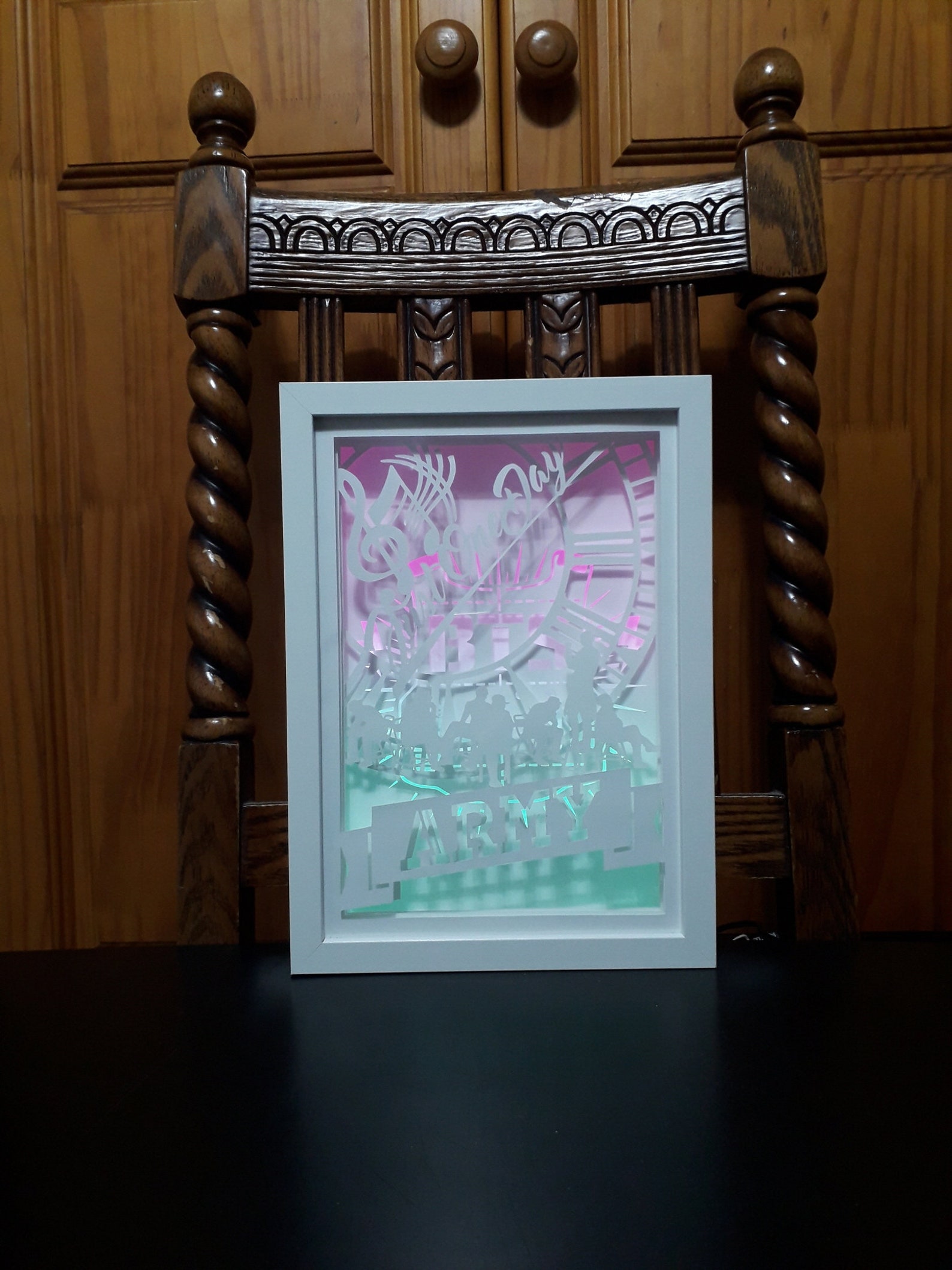 BTS - Paper Cutting Light Box Template Files - Etsy