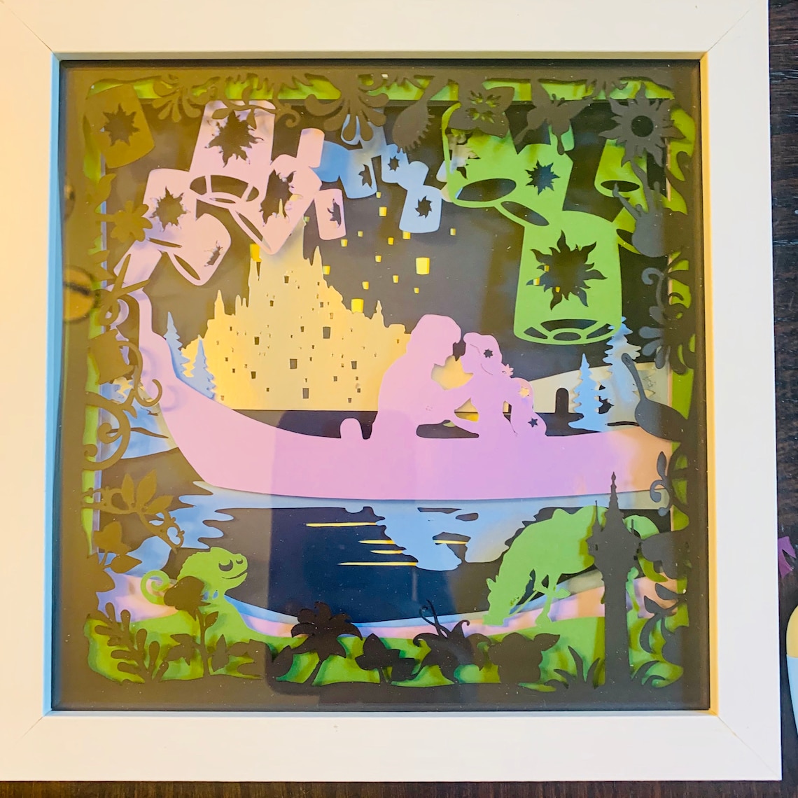 Rapunzel A 9x9 Inch Paper Cutting Light Box Template - Etsy