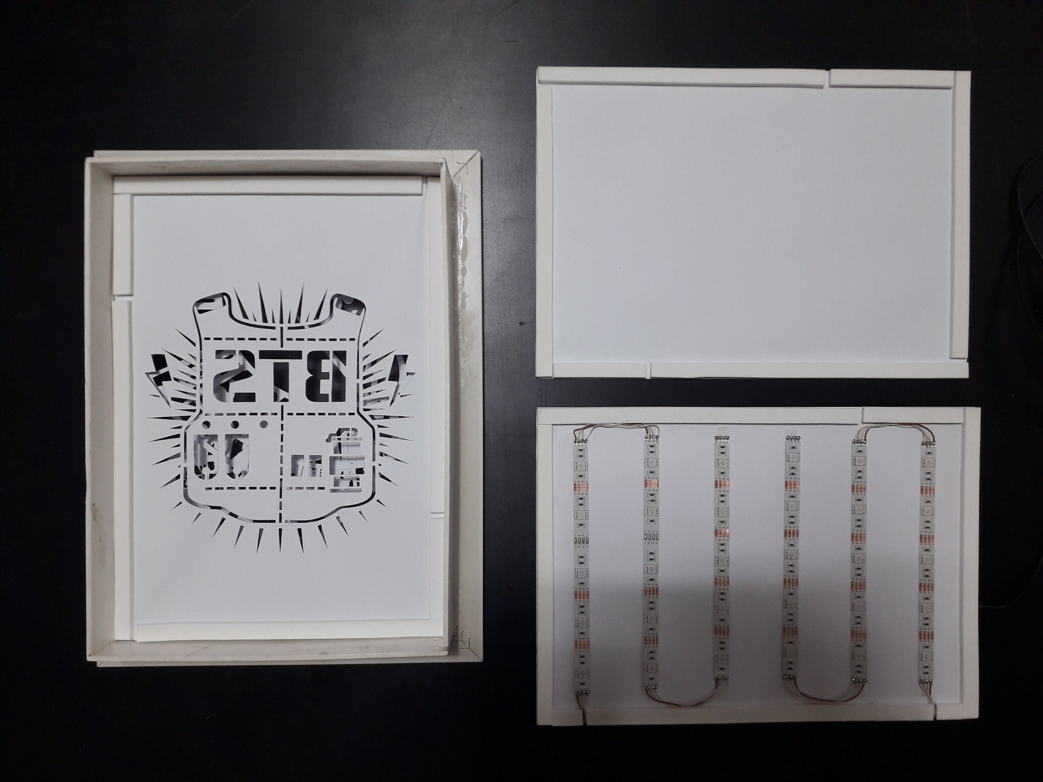 BTS - Paper Cutting Light Box Template Files - Etsy UK