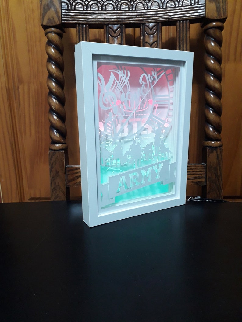 BTS - Paper Cutting Light Box Template Files - Etsy