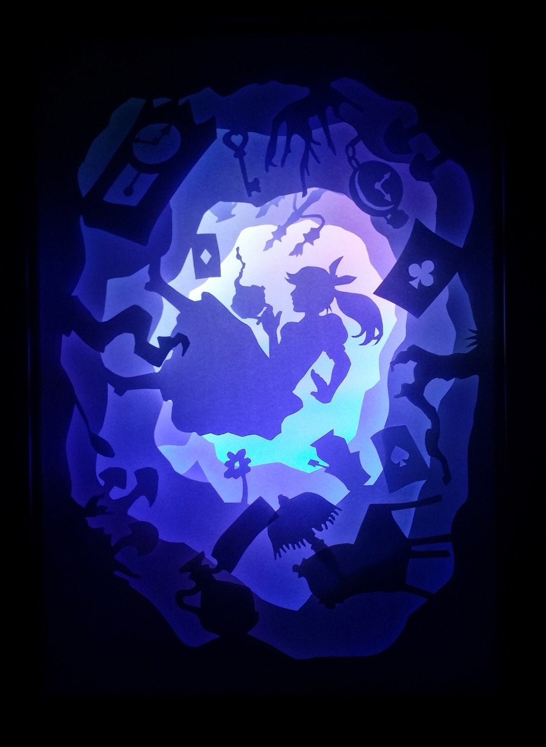 Alice in Wonderland [A4] - Paper Cutting Light Box Template Files - Etsy