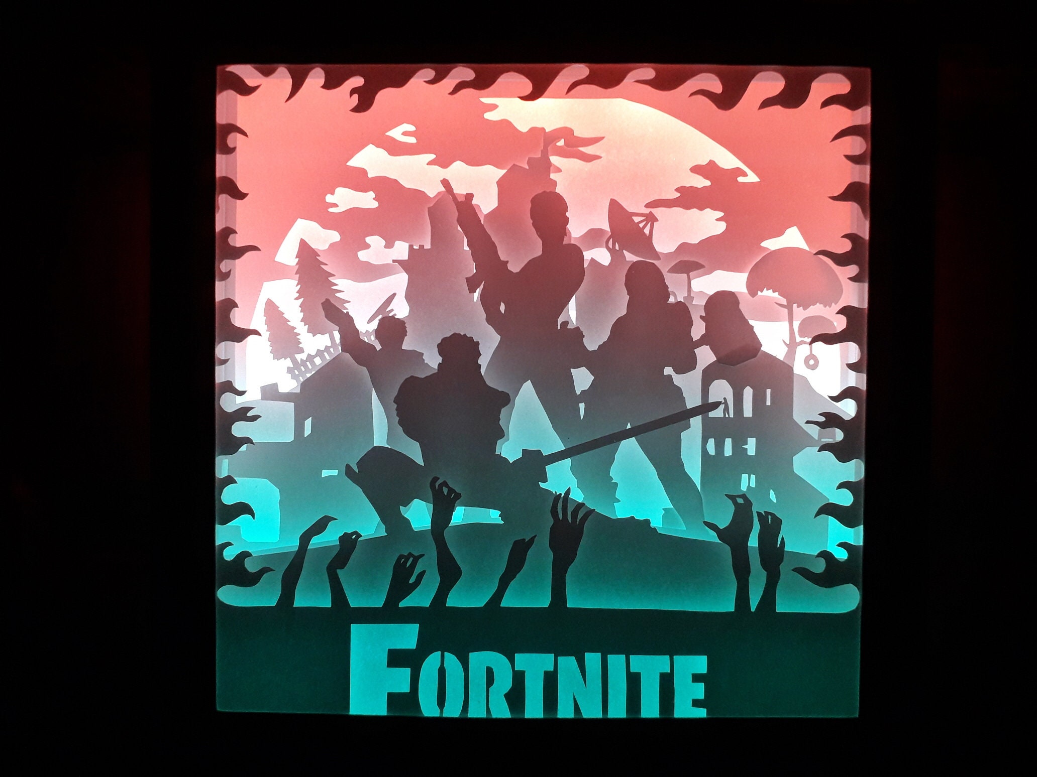 GAME Paper Cutting Light Box Template Files | Etsy Canada