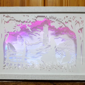 Lighthouse - Paper Cutting Light Box Template Files - Etsy
