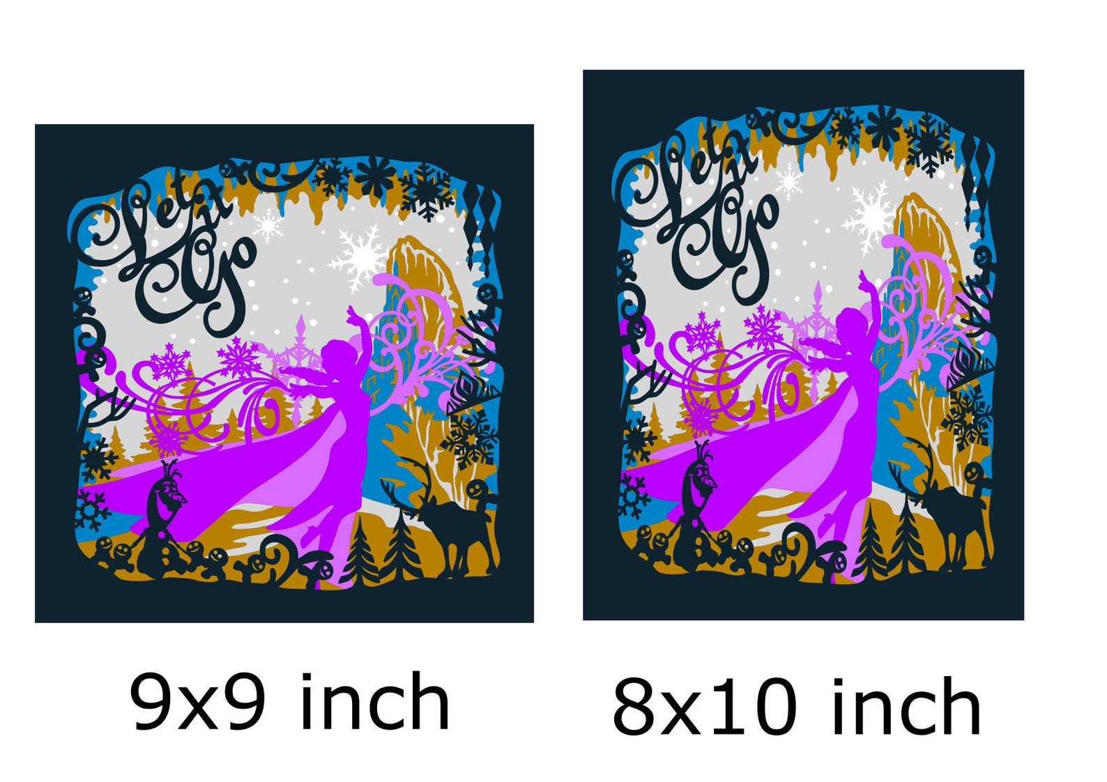 Animation Series 2A 9x9 Inch Paper Cutting Light Box - Etsy Australia