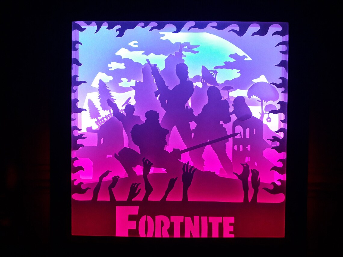 GAME Paper Cutting Light Box Template Files - Etsy