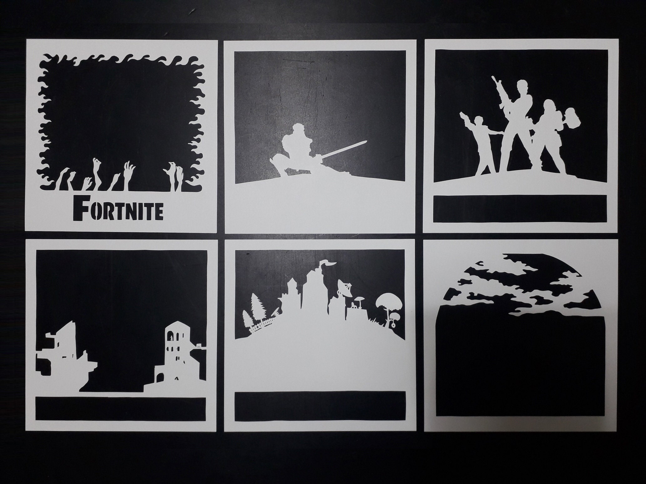 GAME Paper Cutting Light Box Template Files | Etsy Canada