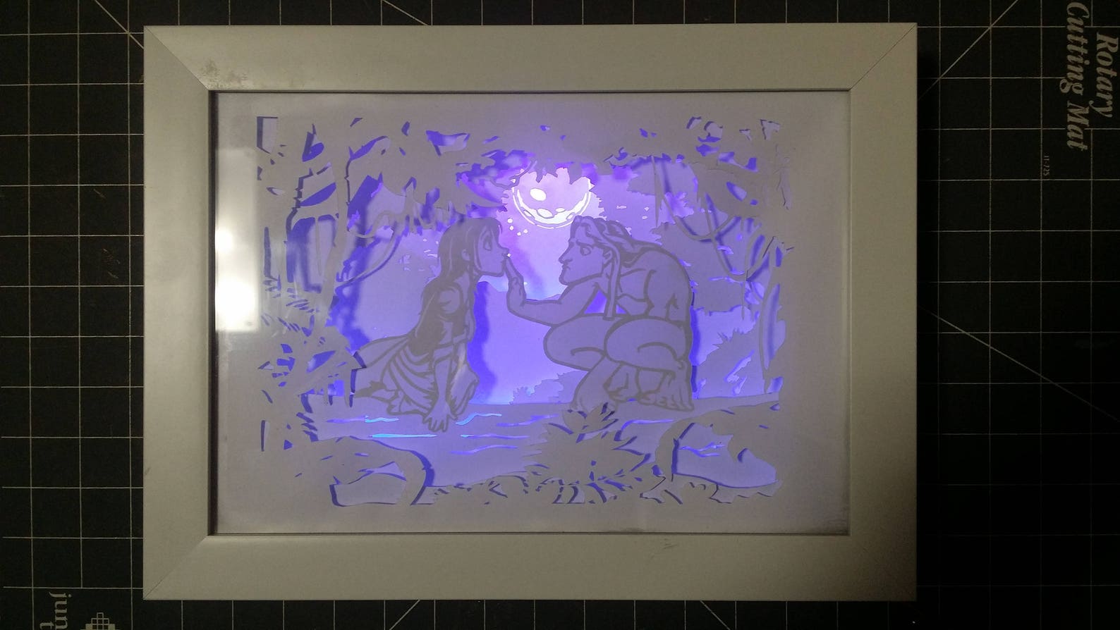 Tarzana4 Paper Cutting Light Box Template Files | Etsy