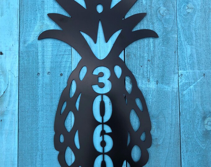 Pineapple Address Sign 24 - Etsy