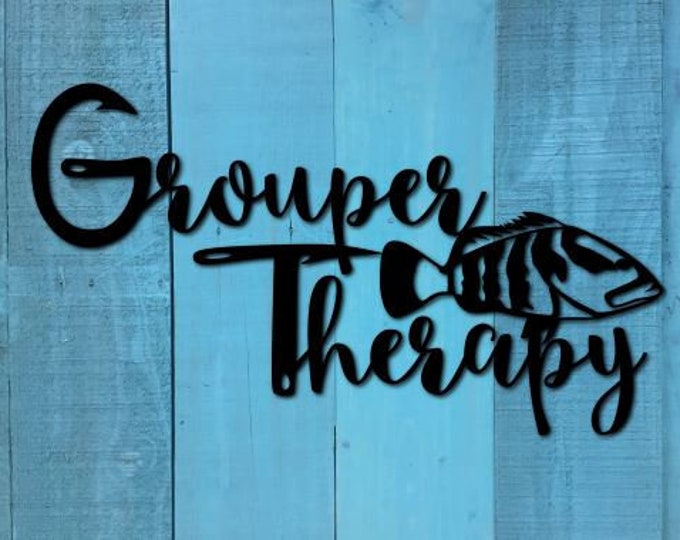 Grouper Therapy 32 Wide - Etsy