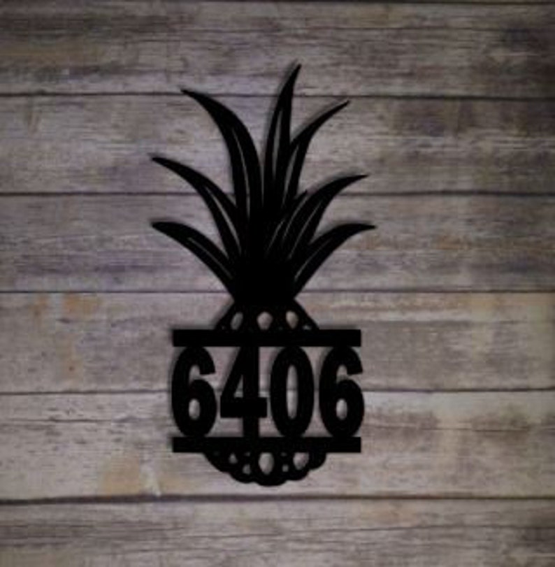 Pineapple Address Sign - Etsy